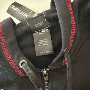 Hot Topic | Shirts | Hazbin Hotel Alastor Vs Lucifer Twofer Hoodie ...